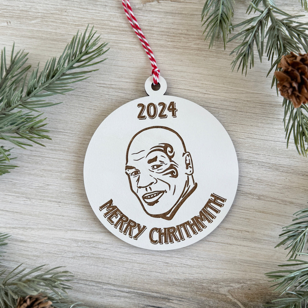 Mike Tyson Ornament - Merry Chrithmith - LIMITED EDITION – Desert Pine ...