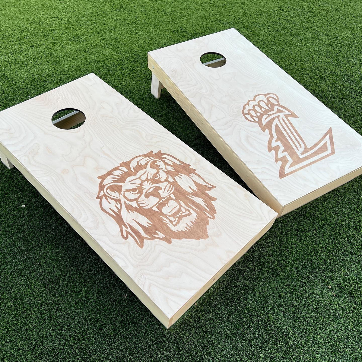 Custom Laser Engraved Cornhole Boards – Desert Pine Designs